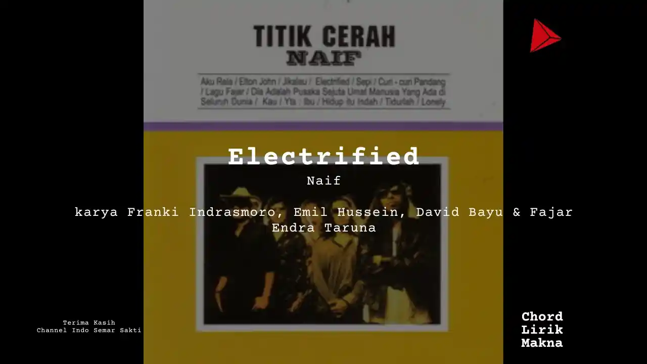 Makna Lagu Electrified · Naif, Lirik & Chord Gampang Lengkap · musikIN